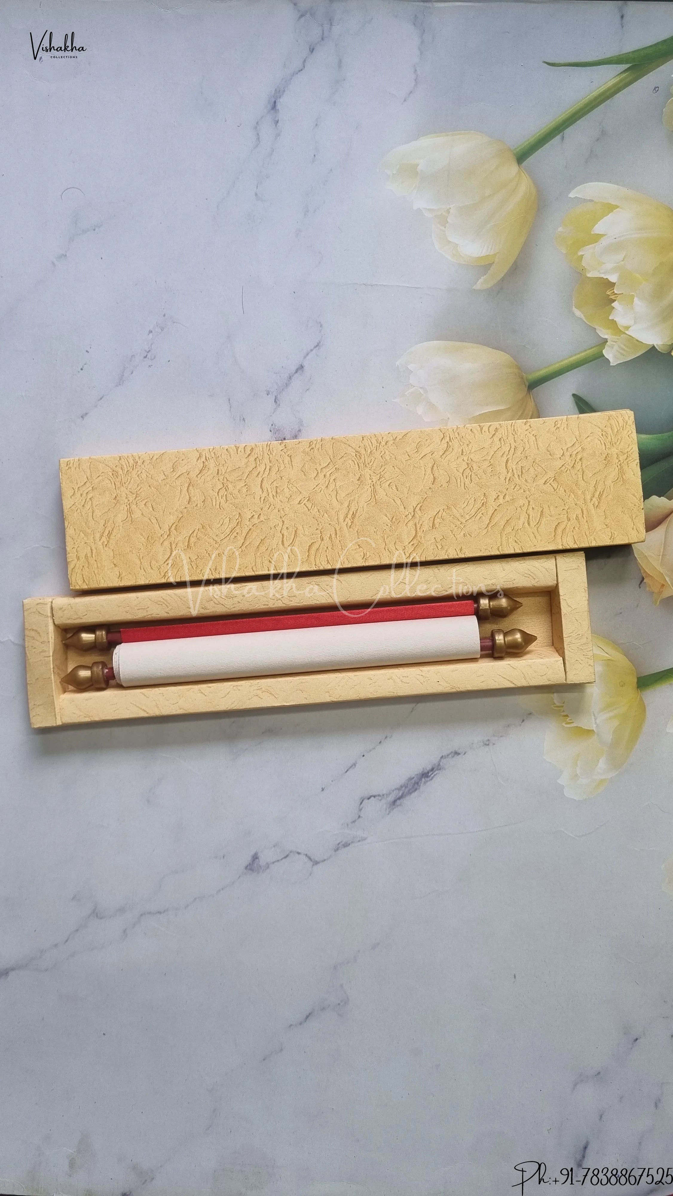Hindu Muslim Christian Jain Sikh Scroll Farman Colored wedding invitat ...